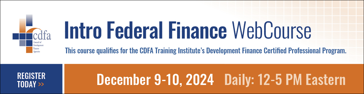 CDFA - Intro Federal Finance WebCourse